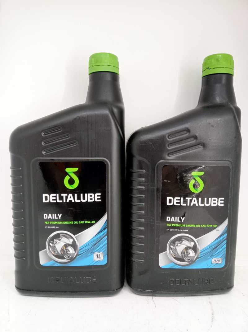 Jual Deltalube Varian Pelumas Motor Non Matic Kemasan Isi 800ml & 1 ...