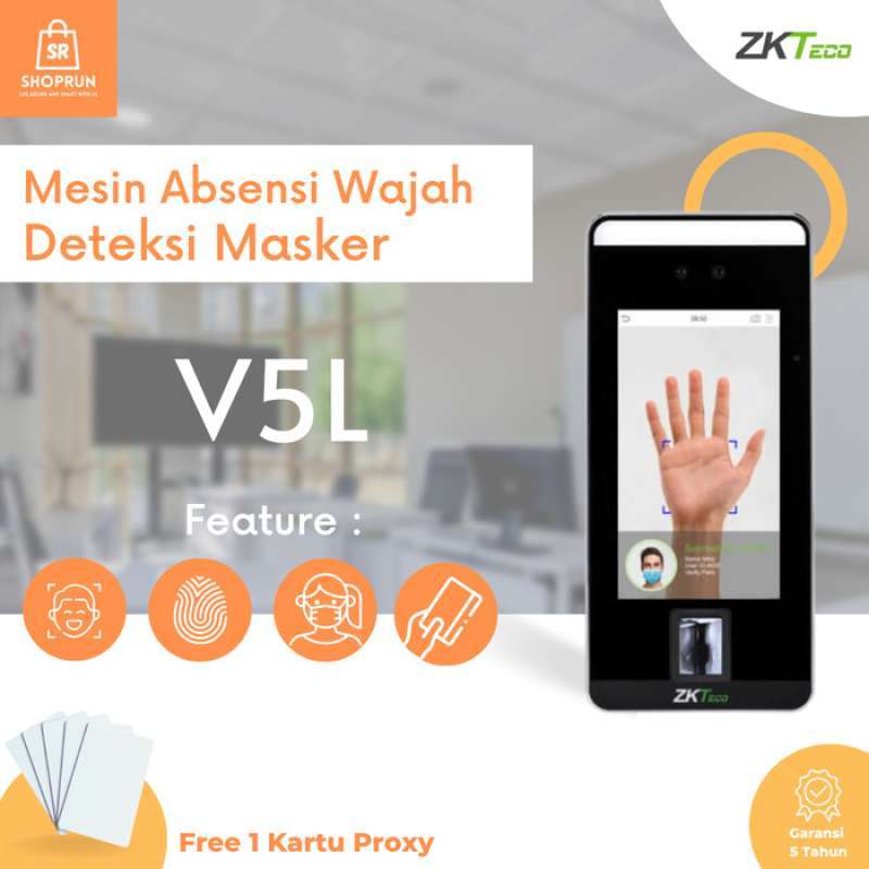 Jual Mesin Absensi Fingerprint & Scan Wajah Deteksi Suhu Ma-4 Promo ...