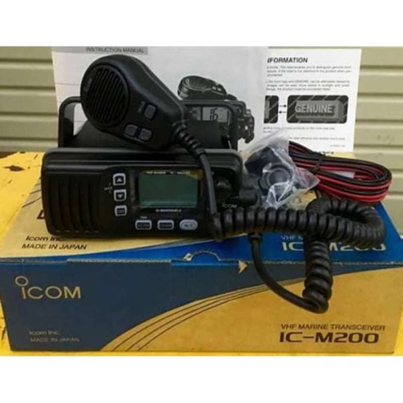 Promo Walkie Talkie Radio Vhf Marine Transceiver Icom M 200 Ic M200 New Diskon 3% di Seller ...