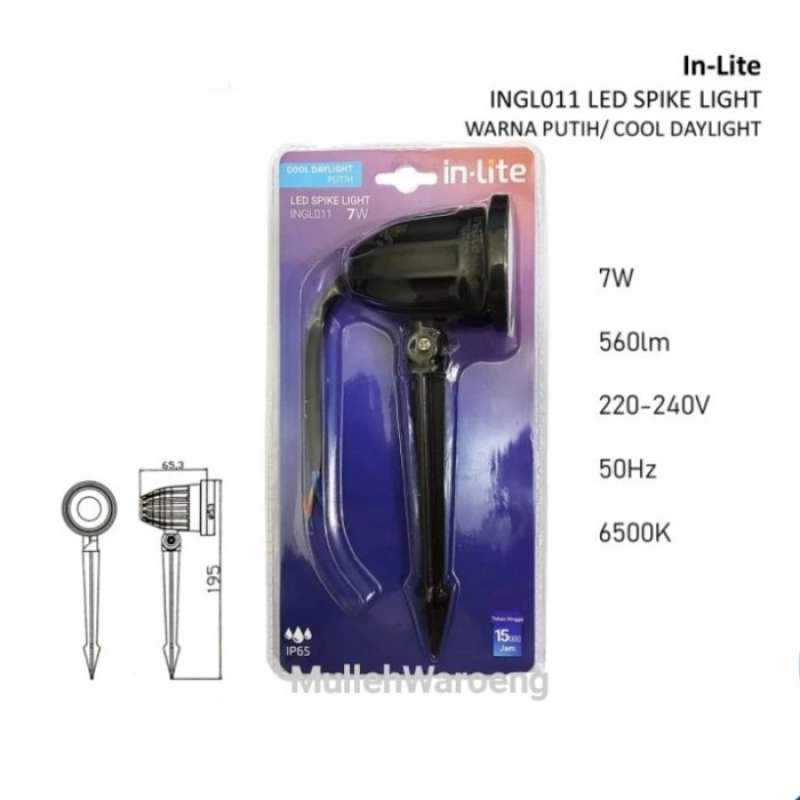 Jual Lampu Spot Taman Inlite Ingl011 7w 7 W Watt Sorot Outdoor Tancep ...