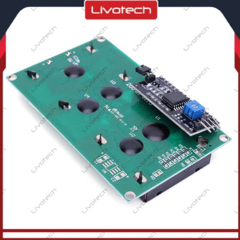 Jual Lcd Display Blue 20x4 I2c Character 2004 Background Layar Biru