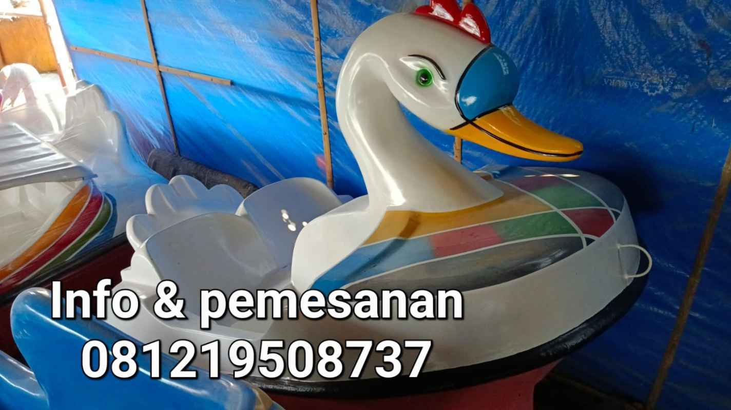 Jual Sepeda Air Bebekan Angsa Mini Warna Putih Permainan Wahana Air ...