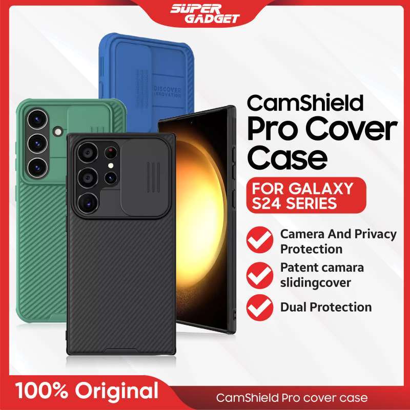 Jual Case Nillkin CamShield Pro Camera Slide Samsung Galaxy S24 Ultra S24+ Casing Cover di ...