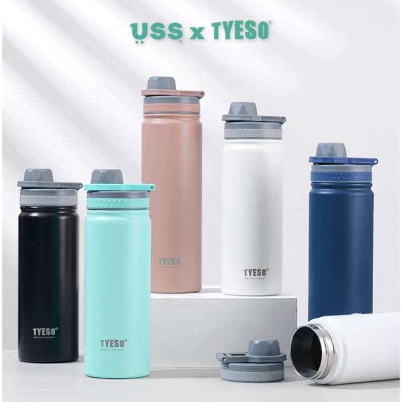 Promo Uss X Tyeso Tumbler Minum Sports 750ml & 530ml Stainless Steel Resmi -lorena - 530ml Brown ...