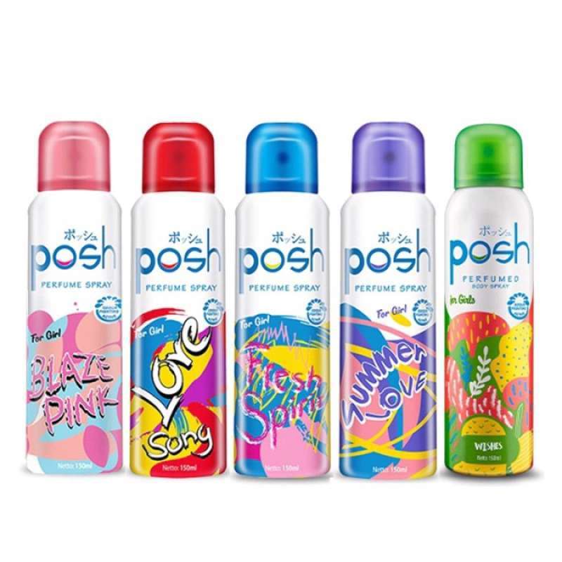 Jual Posh Perfume Body Spray - Summer love - Fresh Spirit di Seller ...