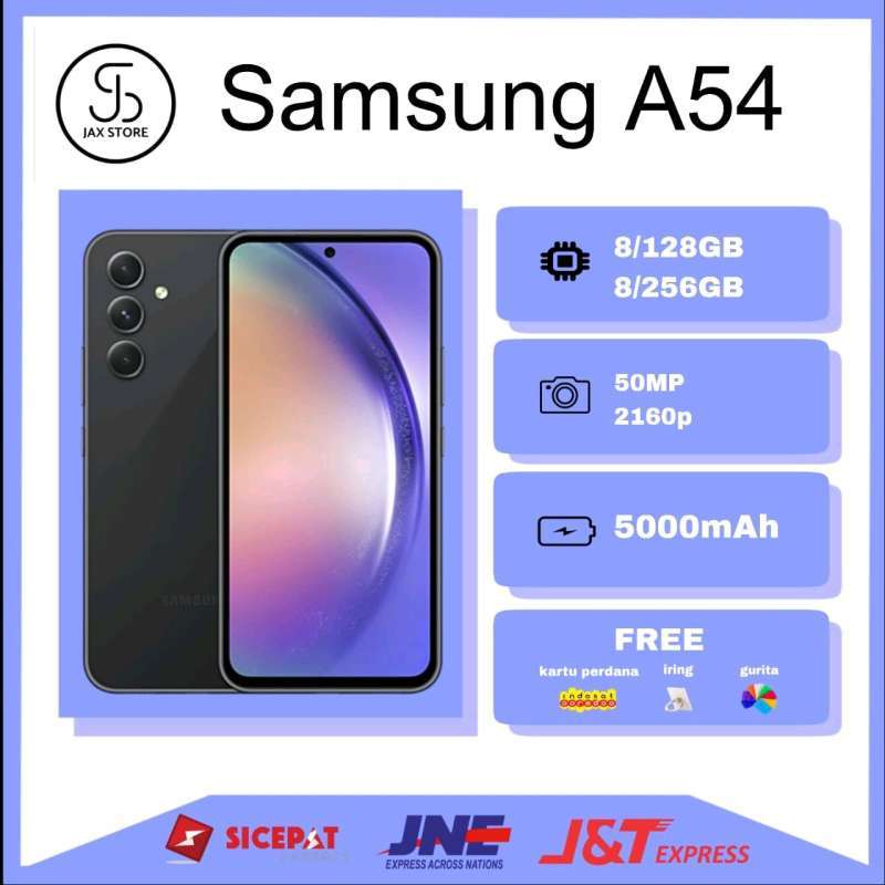 Jual SAMSUNG A54 5G RAM 8/128GB DAN 8/256GB GARANSI RESMI INDONESIA ...