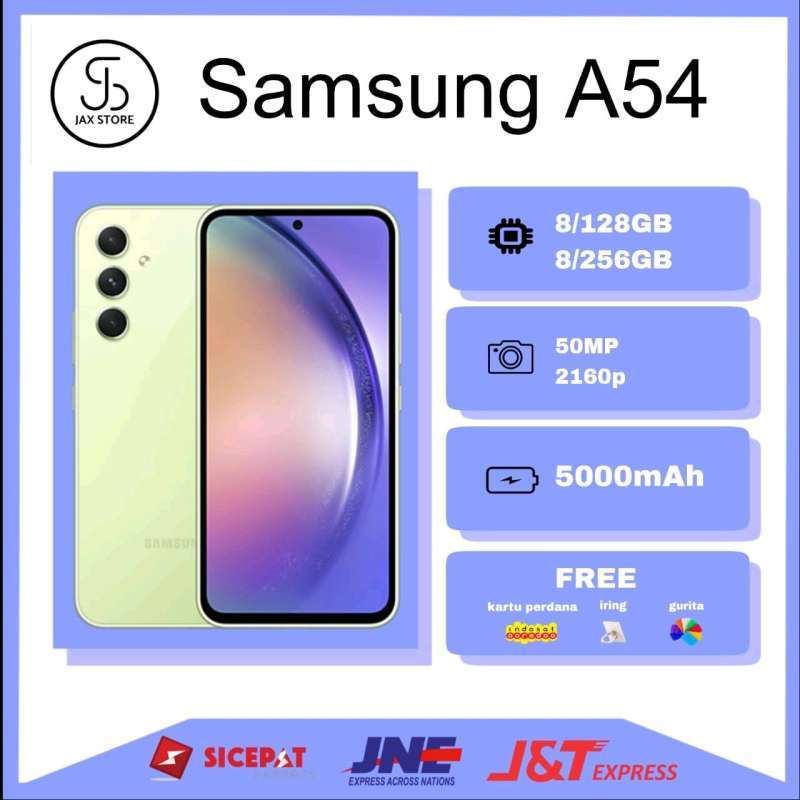 Jual SAMSUNG A54 5G RAM 8/128GB DAN 8/256GB GARANSI RESMI INDONESIA - 256GB Lime di Seller ...