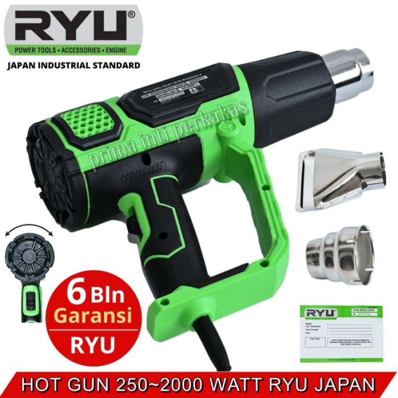 Promo HEAT GUN RYU RHG 600 - 3 RHG600-3 HOT GUN MESIN PEMANAS PACKING ...