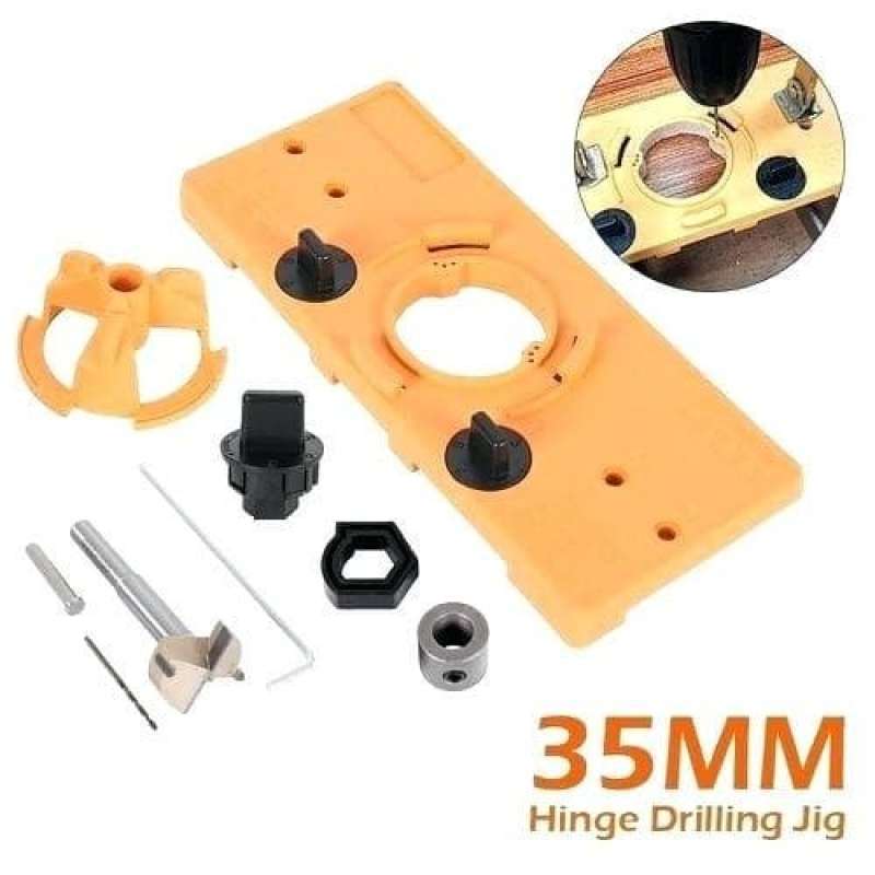 Promo jig guide set bor engsel sendok / jig locator forstner drill ...