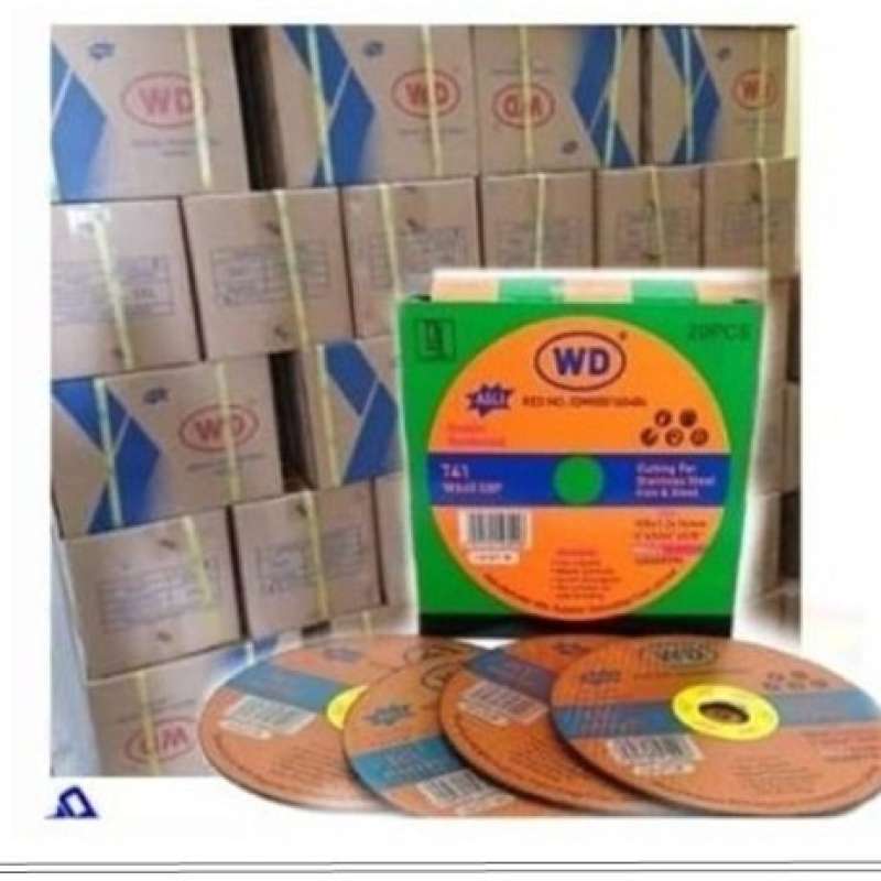 Promo Wd Batu gurinda gerinda potong besi mata cutting wheel 4 x 1,2 1 ...