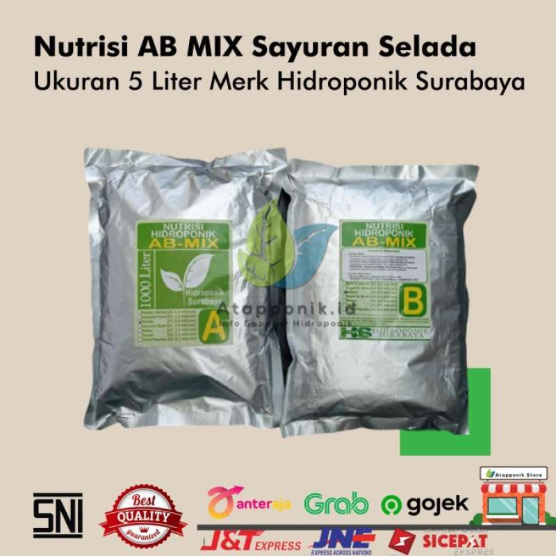 Promo nutrisi ab mix 5 liter khusus selada Diskon 33% di Seller ...