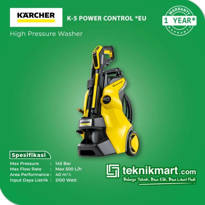 Jual Terbaik Karcher K 5 Power Control *Eu 2100 Watt High Pressure ...