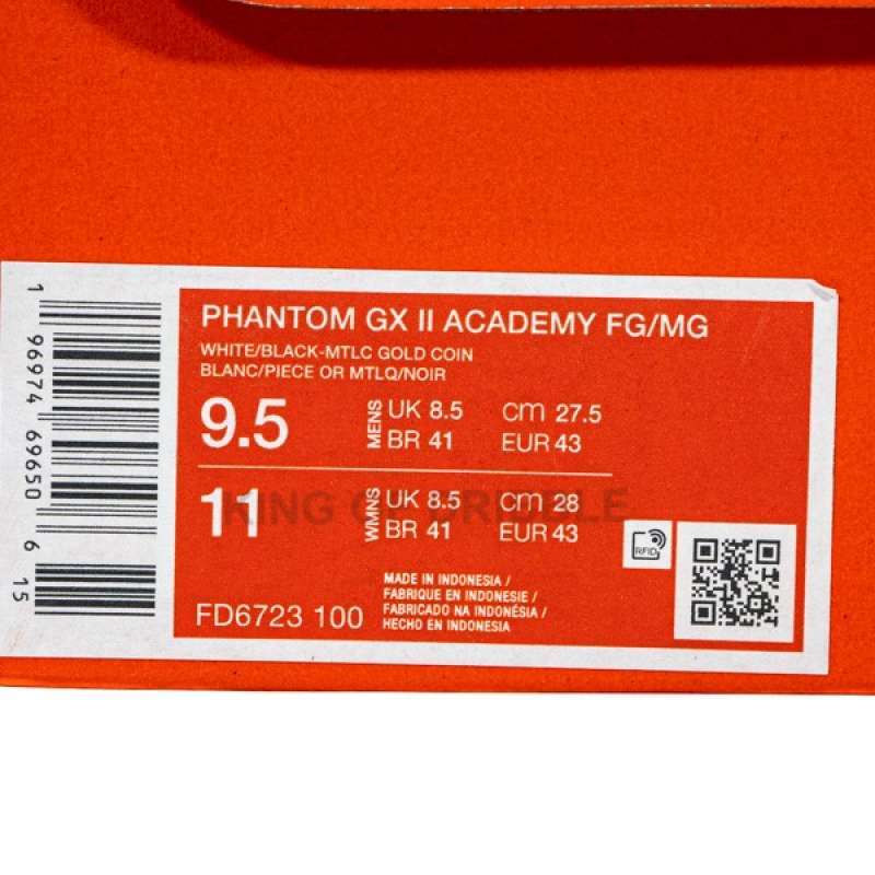 Promo Sepatu Bola Nike Phantom GX II Academy FG/MG FD6723-100 Original ...