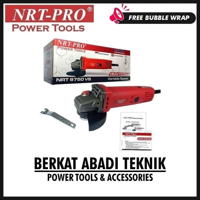 Promo NRT-PRO 9750 VS Gerinda Tangan 4 Gurinda Grinda Variable Speed Mesin Diskon 23% di Seller ...
