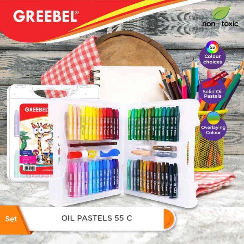 Jual Greebel Crayon Oil Pastel 55 Warna Di Seller Doakan Sukses ...