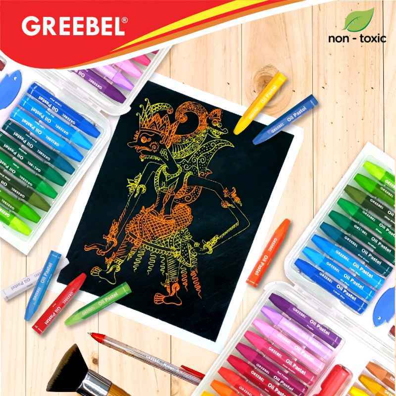 Jual Greebel Crayon Oil Pastel 55 Warna Di Seller Doakan Sukses ...