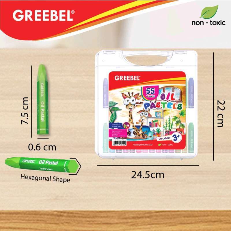 Jual Greebel Crayon Oil Pastel 55 Warna di Seller Doakan sukses ...