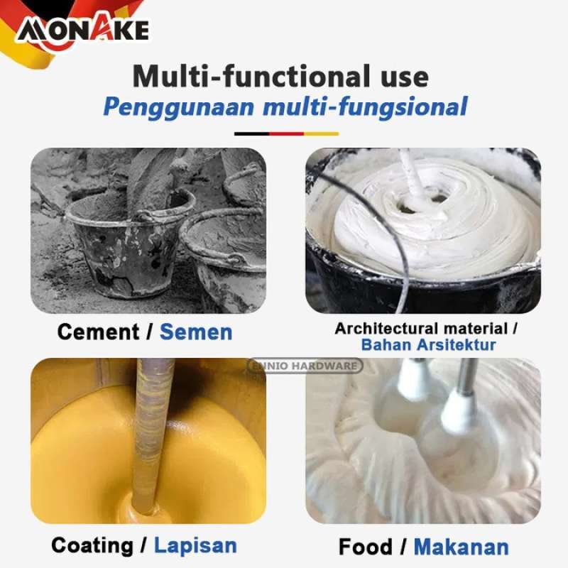 Promo Monake Mesin Pengaduk Cat / Electric Mixer / Paint Mixer Mk6116 ...