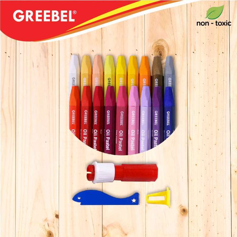 Jual Greebel Crayon Krayon Oil Pastel 48 Warna / Kids Oil Pastel Di ...