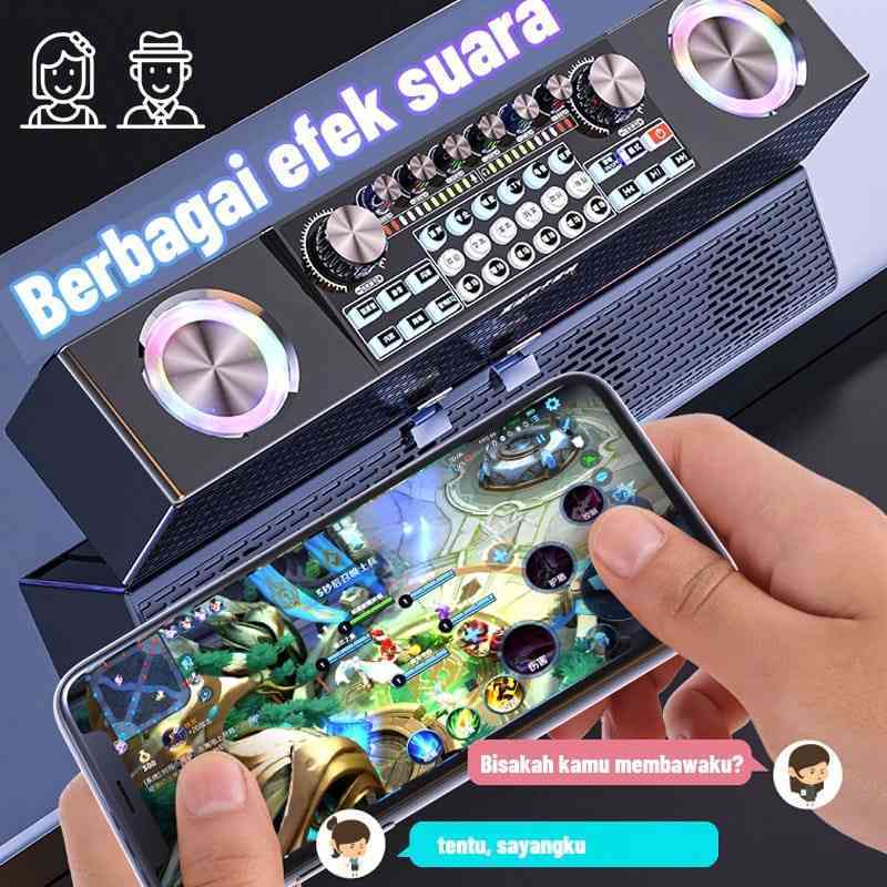 Jual SOUNDCARD SPEAKER all-in-one SY6 Bluetooth sound card with ...
