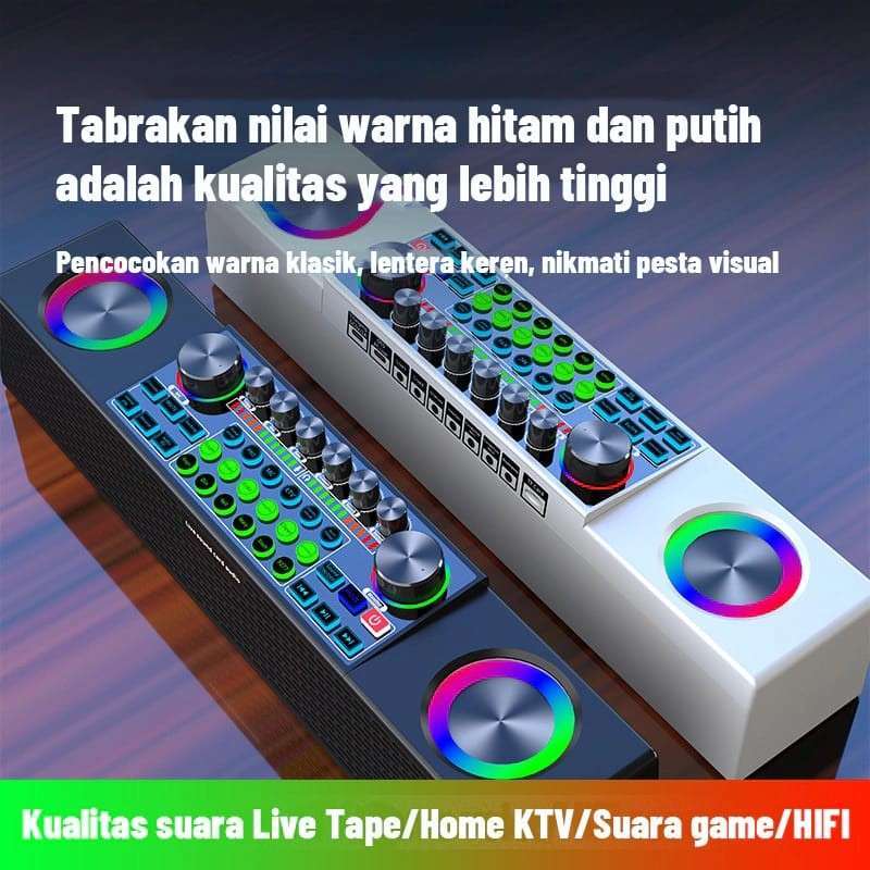 Jual SOUNDCARD SPEAKER all-in-one SY6 Bluetooth sound card with ...