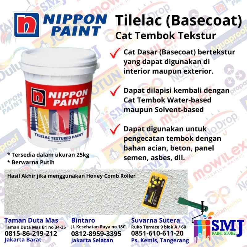 Jual TILELAC TEXTURED PAINT-5KG- CAT INTERMEDIATE TEKSTUR NIPPON PAINT ...