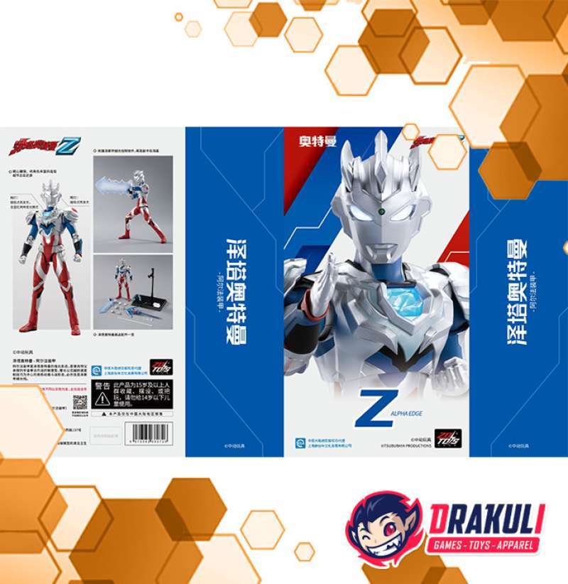Jual ZD Toys Ultraman Light-Up Series - Ultraman Z Alpha Edge di Seller ...