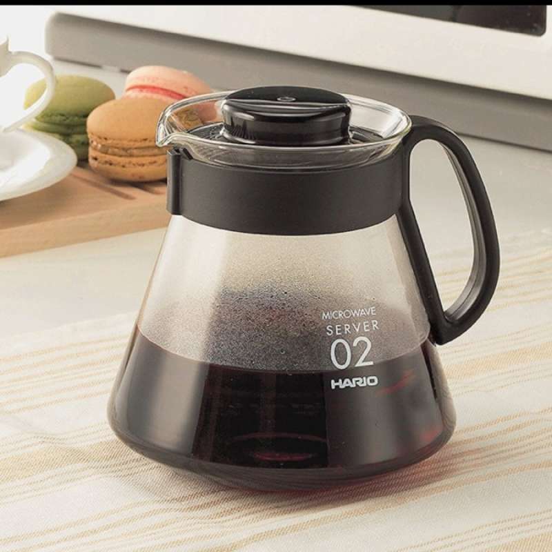 Promo Hario Glass Range server 02 xvd-60b 600 black Diskon 35% di ...