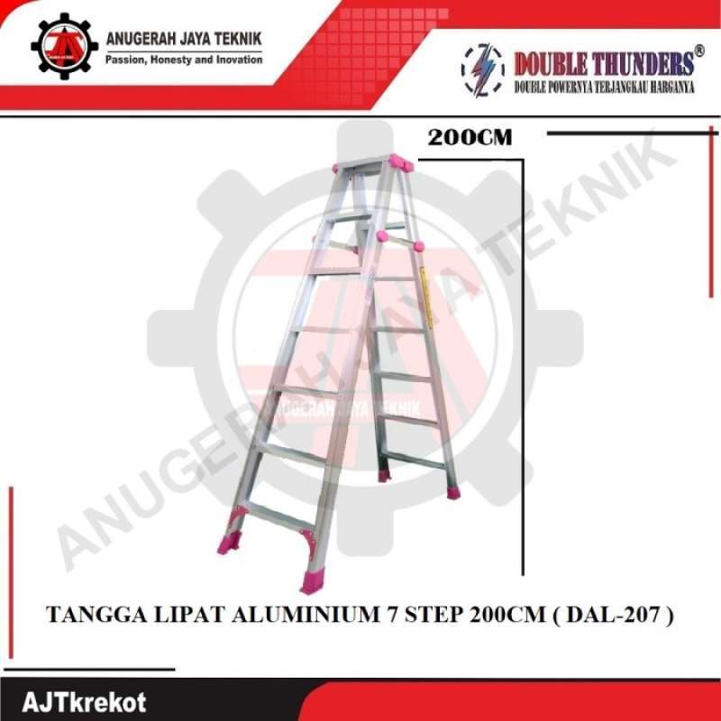 Promo Tangga Lipat Aluminium 200Cm 7 Step Dt Dal207 Diskon 23% di Seller Sumber Rezeki ID ...