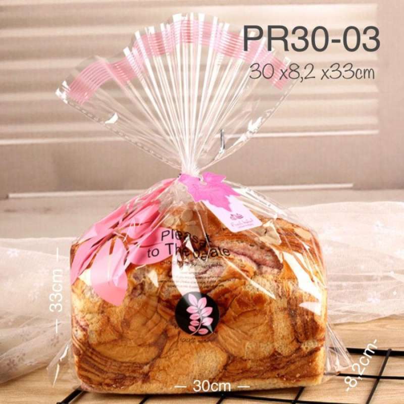 Promo Kemasan Plastik Roti Tawar Pr30-03 Plastik Toast Diskon 23% di ...