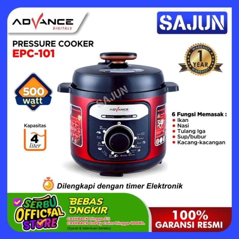 Jual Advance Electric Pressure Cooker Epc-101 Panci Presto 4 Liter Epc101 Di Seller Djaya ...