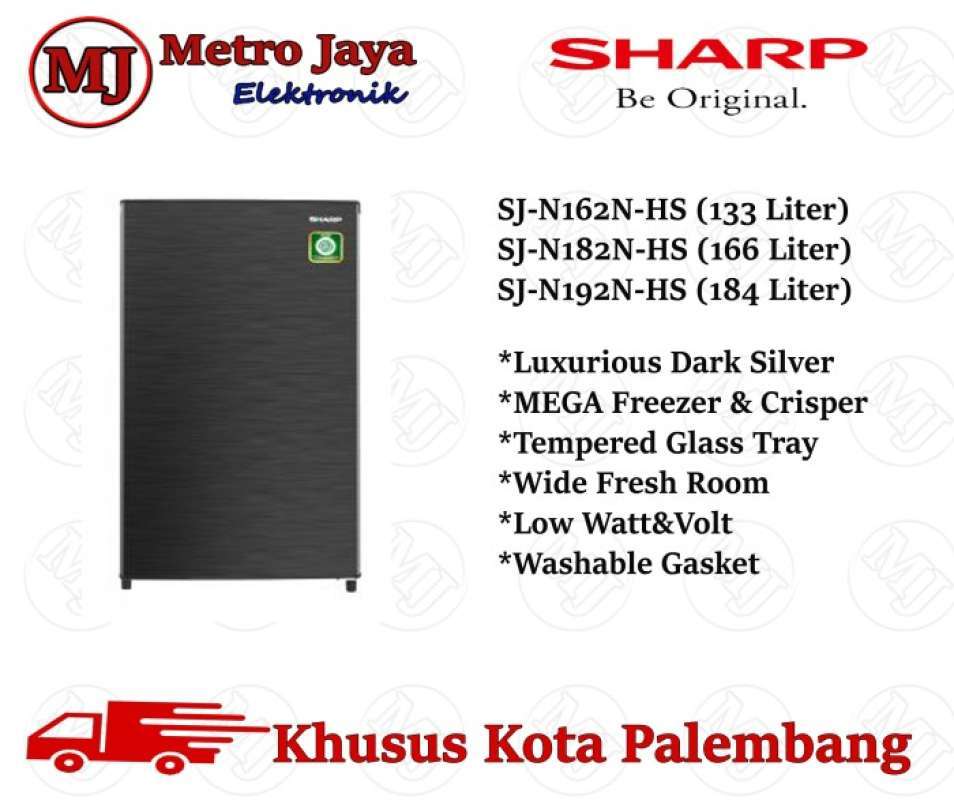 Jual Kulkas 1 Pintu SHARP SJ-N162NHS Kulkas 1 pintu kecil Sharp SJN 162 NHS di Seller ...