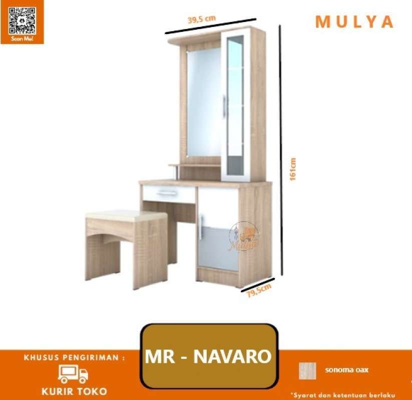 Promo Meja Rias Besar/ Dressing Table/Mr Navaro Olympic Diskon 23% di ...
