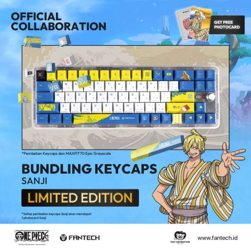 Jual Fantech One Piece Keyboard MAXFIT70 Mechanical Bundling Keycaps ...