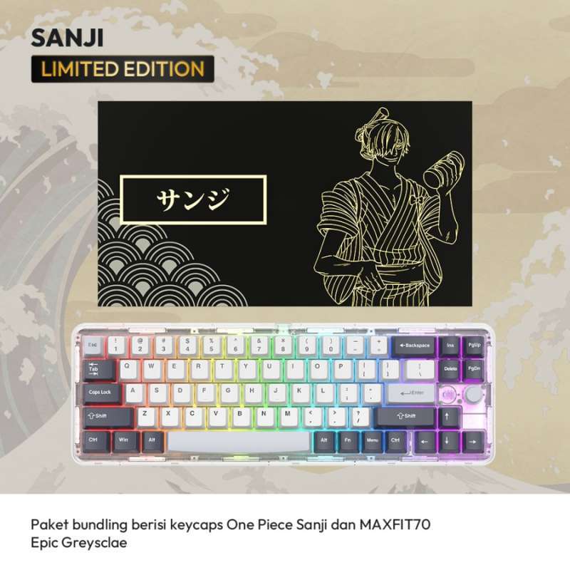 Jual Fantech One Piece Keyboard MAXFIT70 Mechanical Bundling Keycaps ...