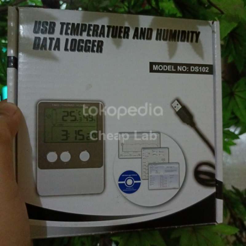Promo THERMOHYGROMETER USB TEMPERATURE DAN HUMIDITY DATA LOGGER ...