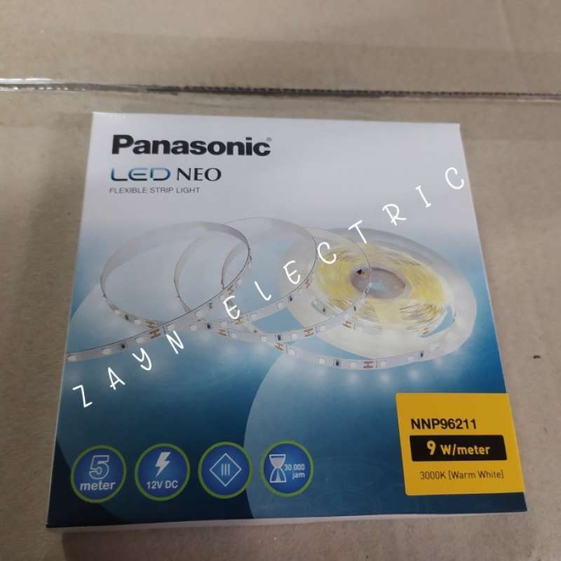 Promo LED STRIP LIGHT PANASONIC 9 WATT / 5M CAHAYA KUNING 3000K WARM ...