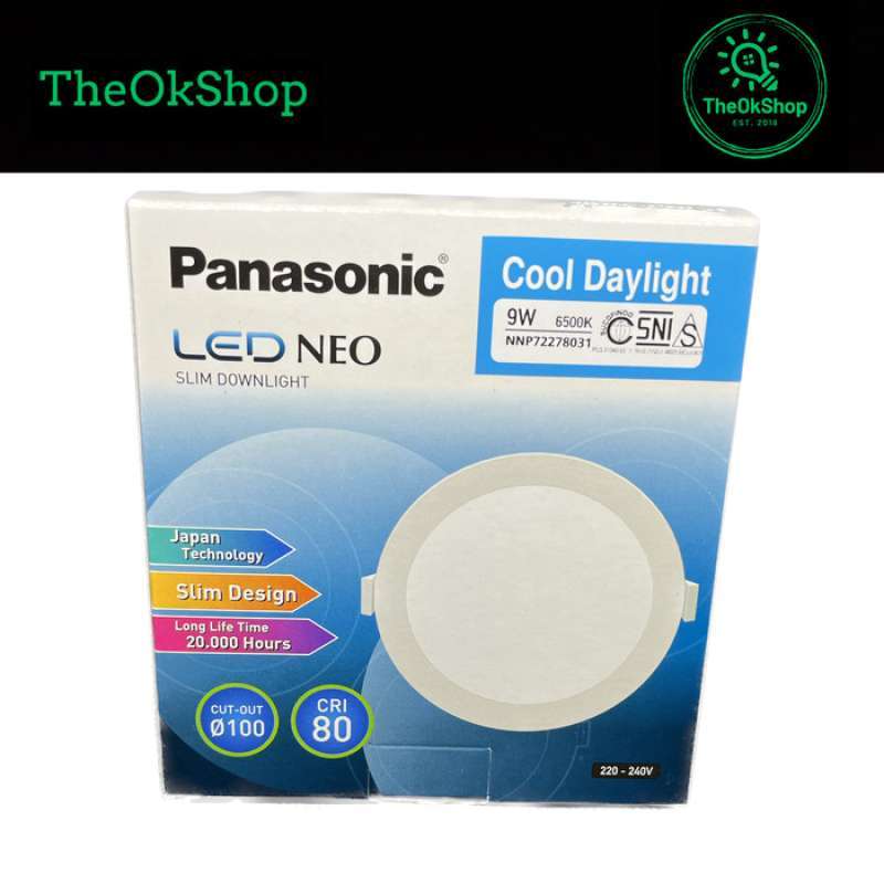 Promo LAMPU DOWNLIGHT LED PANEL PANASONIC NEO SLIM 9W 9 WATT IB INBOW ...