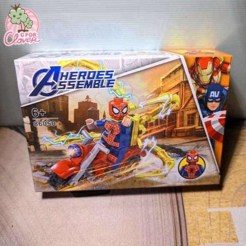 Jual A HEROES ASSEMBLE BLOCK TOYS brick blok balok susun mainan kado ...