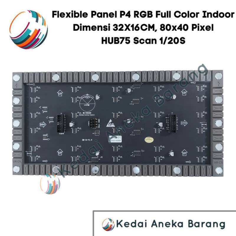 Promo FLEXIBLE FLEKSIBEL PANEL MODULE MODUL LED P4 VIDEOTRON SMD RGB ...