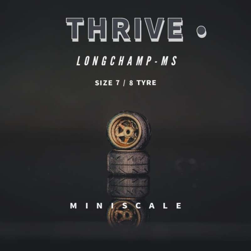 Promo BAN CUSTOM MINISCALE THRIVE WHEELS 1/64 MODEL LONGCHAMP - LUTOFIA ...