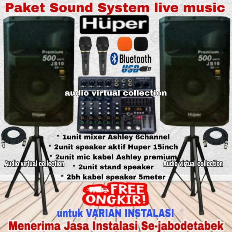 Promo PAKET SOUND SYSTEM HUPER 15INCH JS10 ( TOP I ) - XIONSTORE ...