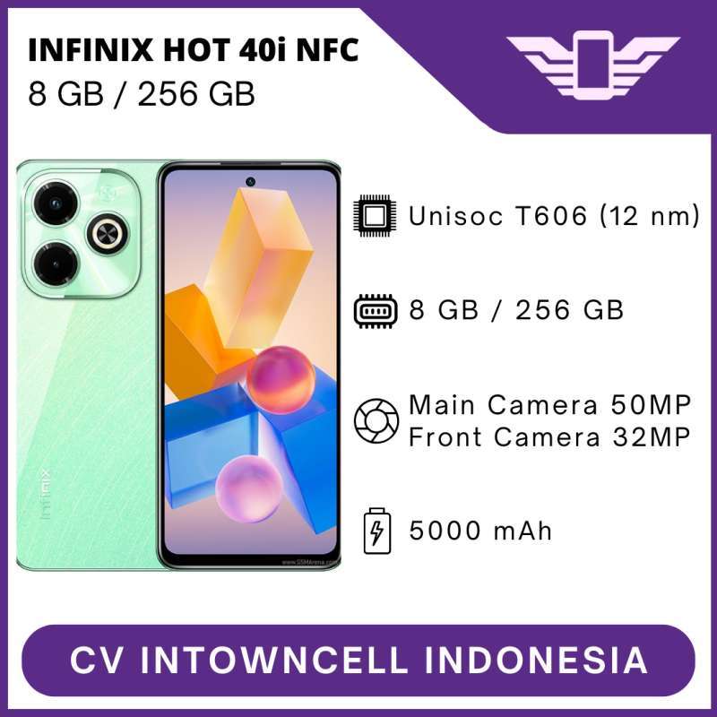 Jual Infinix Hot 40 I Nfc Di Surabaya Spesifikasi Original, Murah ...