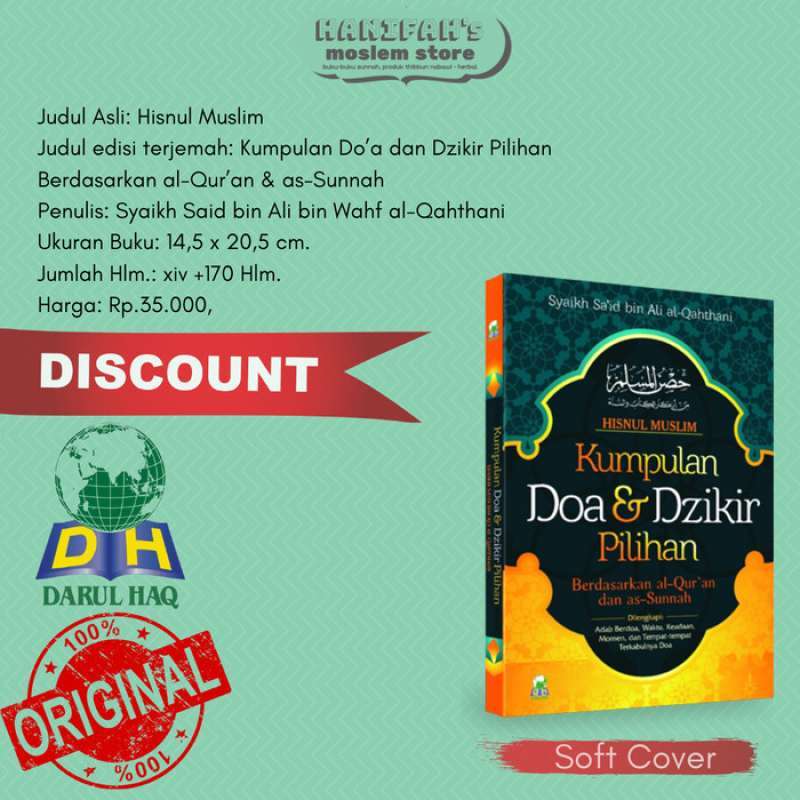 Jual Buku Hisnul Muslim Kumpulan Doa Dan Dzikir Pilihan • Doa Dan ... Jual Buku Hisnul Muslim Kumpulan Doa Dan Dzikir Pilihan • Doa Dan ...