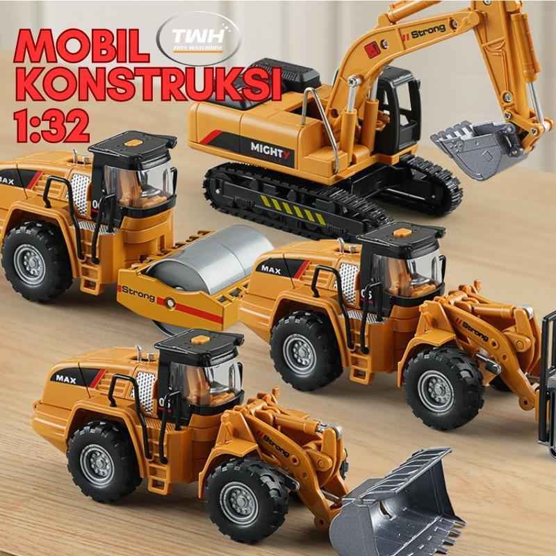 Jual TWH MOBIL KONSTRUKSI DIECAST TRUK EXCAVATOR CRANE BULLDOZER ...