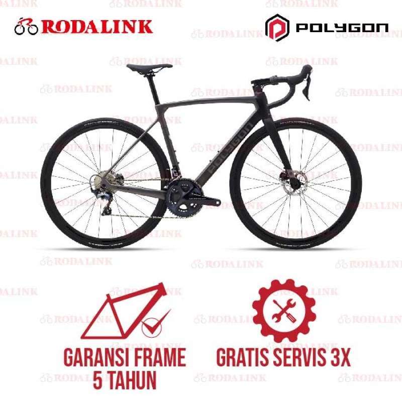 Promo Polygon Sepeda Balap Road Bike Strattos S8 Disc - S Hitam Diskon ...