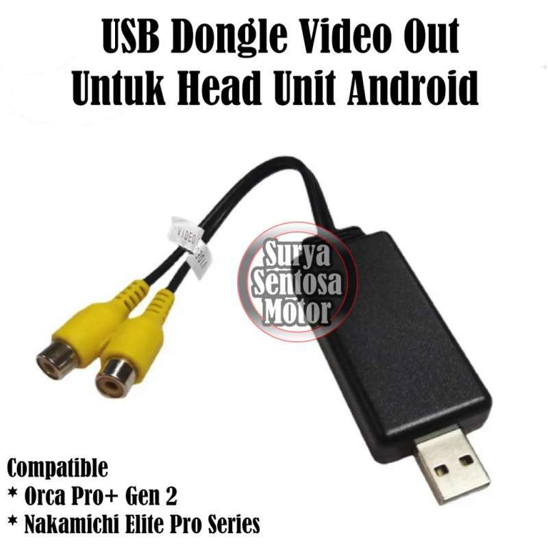 Promo USB Dongle Adaptor Video Out Head Unit Android Paralel Monito ...