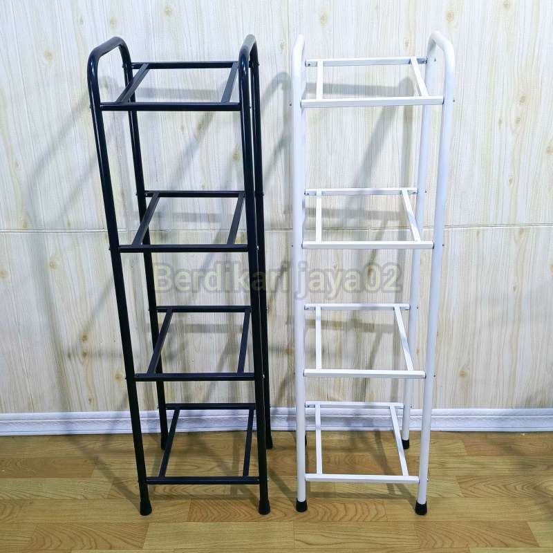 Promo Rak Galon 4 Susun / Rak Dispenser / Tempat Galon - Hitam Pakai ...