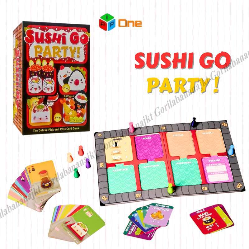 Jual Sushi Go Party Boardgame Di Seller Gorilabananajkt - Jelambar Baru, Kota Jakarta Barat | Blibli