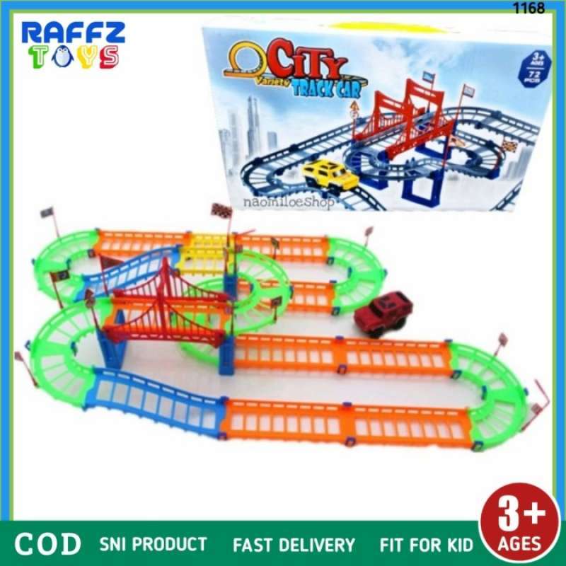 Promo Mainan Anak Race Track Jalur Mobil City Rail Car - Trek Rel ...